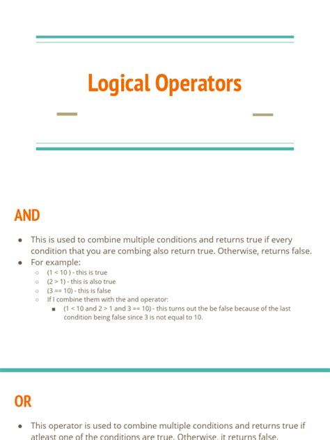 3 1 logical operators pdf