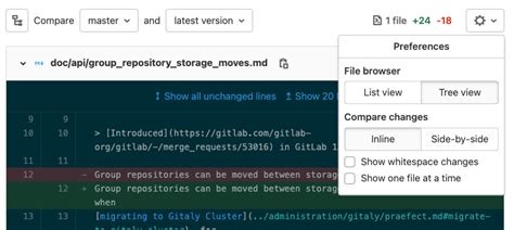 Changes In Merge Requests Gitlab