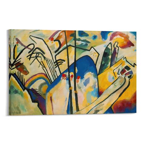 Expressionist Painters Wassily Kandinsky Composition Iv Poster Room