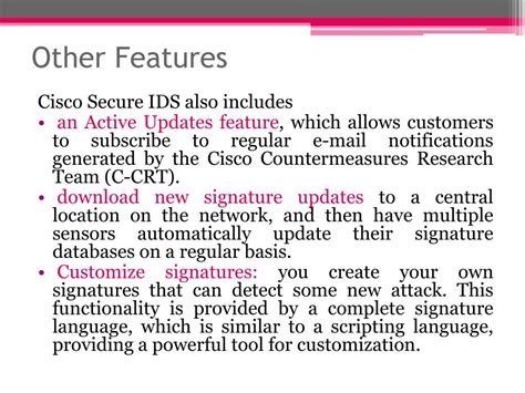 Ppt Cisco Secure Intrusion Detection System Powerpoint Presentation Free Download Id1152890