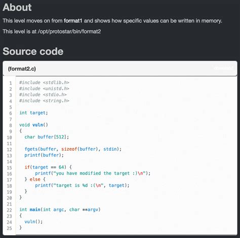 Protostar Exploit Exercises Format2 Choiys