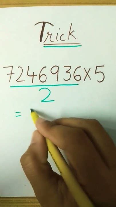 Multiplication Hack Maths Tricks Multiplication Viral Shorts