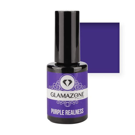 Color Gel Polish Purple Realness Bright Purple Nail Creation