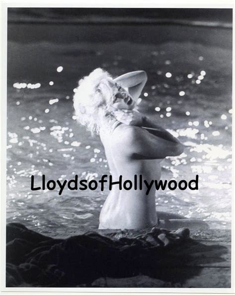Marilyn Monroe In Pool Nude Scene Doomed Film Something S Got To Give Photograph Etsy