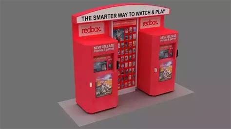 Redbox Vending Machine 3d Model 3d Model Cgtrader