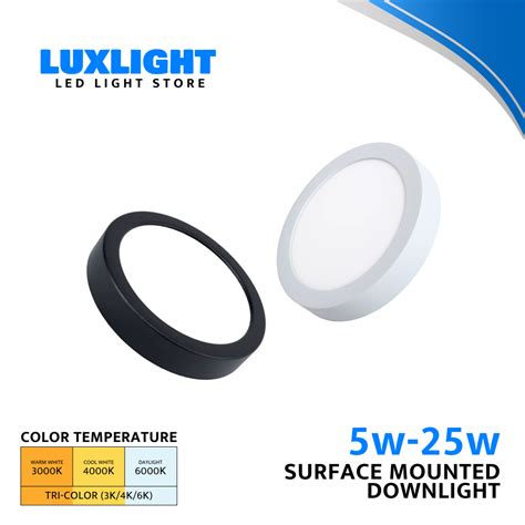 Surface Mounted Ceiling Round Led Light Premium And Energy Saving Quality 5w 25w Shopee