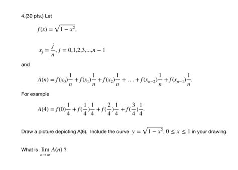 solved 4 30 pts let f x v1 x j 0 1 2 3 n 1