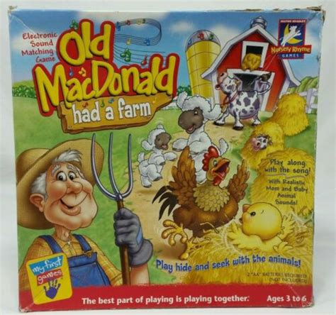 1996 Old Macdonald Had A Farm Game By Milton Bradley100 Complete Tested