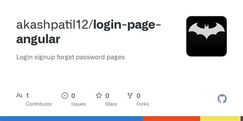 Github Akashpatil Login Page Angular Login Signup Forget Password Pages