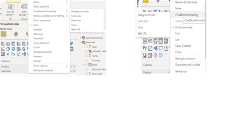 Data Bars Not Available For Conditional Formatting Microsoft Fabric Community