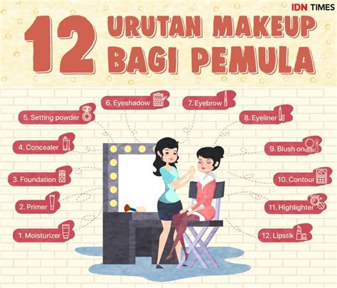 Biar Gak Bingung Ini 12 Urutan Makeup Bagi Pemula