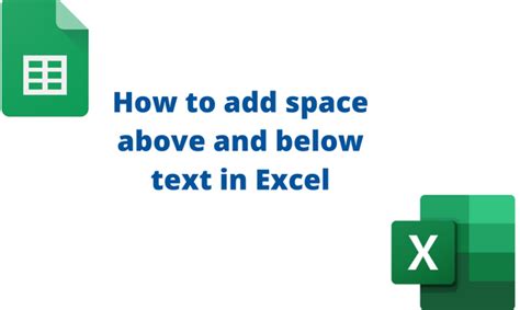How To Add Space Above And Below Text In Excel Basic Excel Tutorial