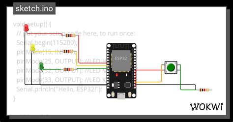 Traffic O Wokwi Esp32 Stm32 Arduino Simulator