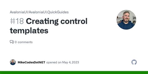 Creating Control Templates · Issue 18 · Avaloniauiavaloniaui Creating Control Templates · Issue 18 · Avaloniauiavaloniaui