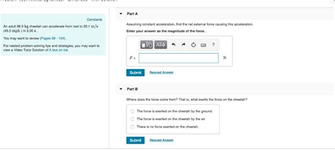 Solved Part A Constants Assuming Constant Acceleration Find Chegg