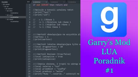 Poradnik Garrys Mod Lua 1 Podstawy Wiki Addon I Skład Zmienne Typy Danych Clsvsh