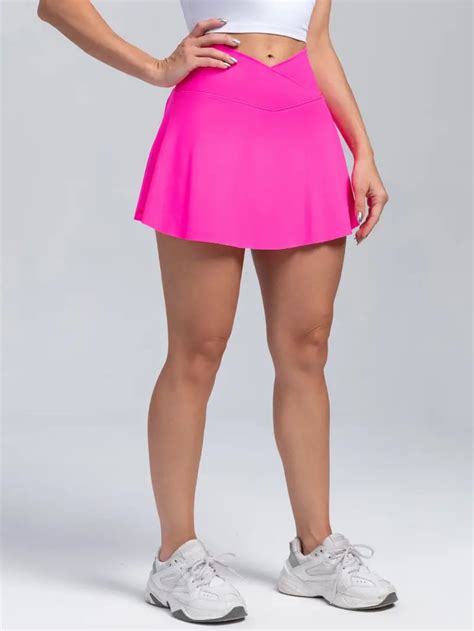 Highwaisted Sexy Tennis Skirt Fitness Apparel For Women