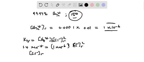 ⏩solvedconsider A Solution Containing Pb2a Q And Hg22a Q