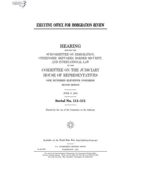 Usdoj Executive Office For Immigration Review Jjfeh