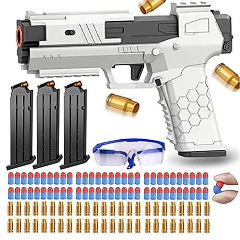 Toy Gun Soft Bullet Educational Model Toys Pistol Shooting Games Shell Ejecting Toy Guns Foam