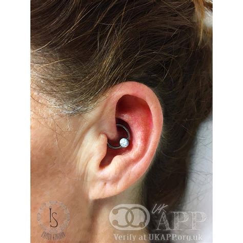 Simple Daith Pierced With An Industrial Strength Joe Espin