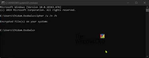 find list efs encrypted compressed files and folders on windows