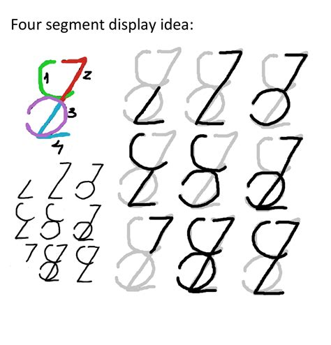 My First 4 Segment Display Idea Rsegmenteddisplays