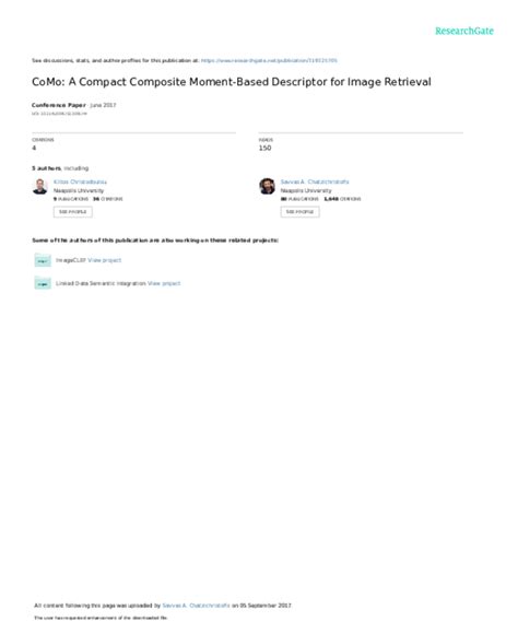 Pdf Como A Compact Composite Moment Based Descriptor For Image Retrieval