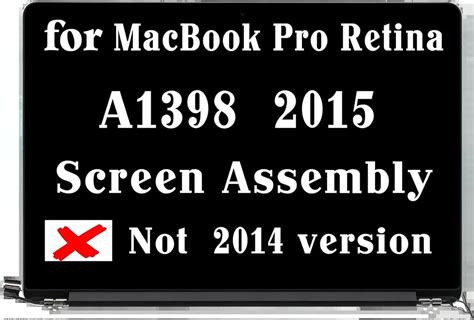 New Screen For A1398 2015 Lcd Display Assembly Replacement Maclcdscreen