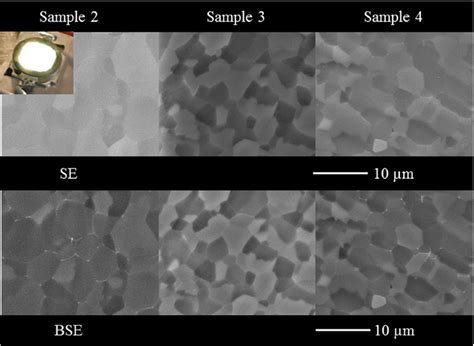 Secondary And Backscatter Detector Sem Micrographs For Samples 2 3