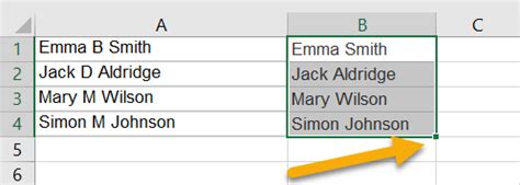 How To Remove The Middle Name From A Full Name In Excel Spreadsheet Daddy