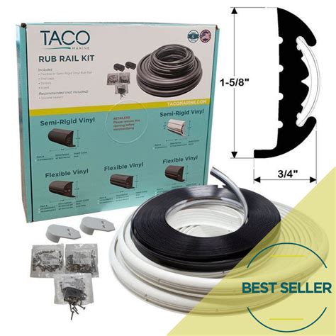Taco Marine Rub Rail Kits