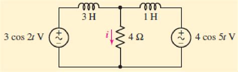 determine the current i through the 4 Ω resistor of fig 10 34 figure