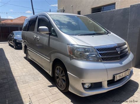 Used Toyota Alphard 3 0 V6 2002 Alphard 3 0 V6 For Sale Gaborone Toyota Alphard 3 0 V6 Sales