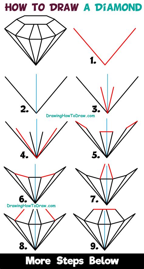 How To Draw Diamond Pattern Surrealist Drawing Techniques