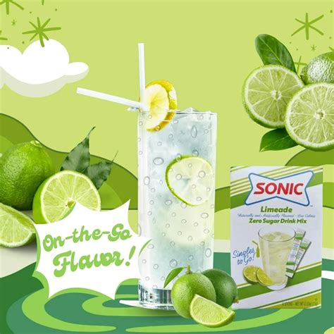Sonic Limeade Zero Sugar Drink Mix The Sour Moose
