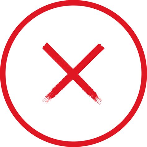 Wrong Symbol Pngs For Free Download