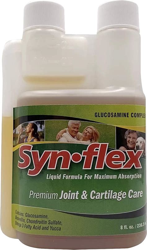 Synflex Liquid Glucosamine Original Formula Chondroitin Vitamins Minerals