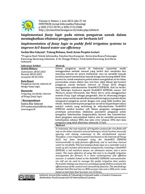 Implementasi Fuzzy Logic Pada Sistem Pen Pdf