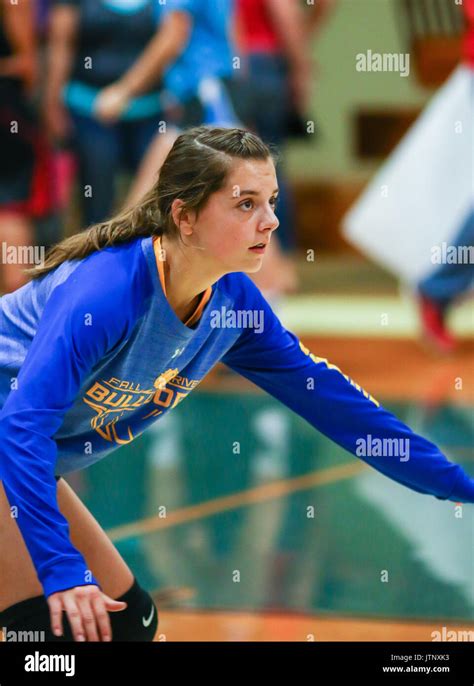 High School Girls Volleyball Team Banque De Photographies Et Dimages à Haute Résolution Alamy