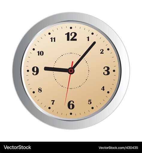 Clock Royalty Free Vector Image VectorStock