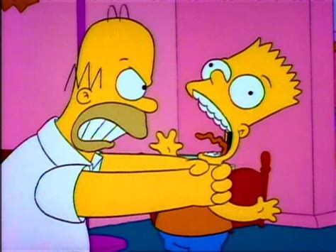 Image Homer Strangles Bart The Parody Wiki Fandom Powered By