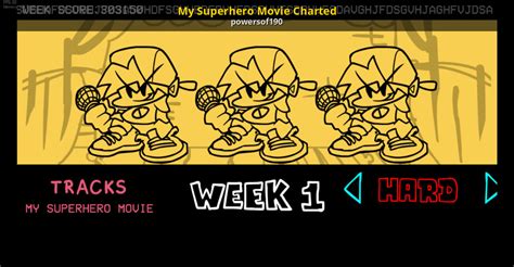 My Superhero Movie Charted Mod For Friday Night Funkin Fnf Mods