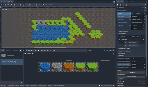 Isometric Hexagons R Godot