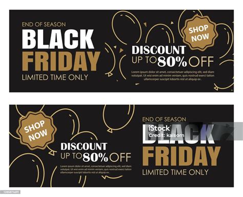 블랙 프라이데이 세일 광고 배너 골드와 블랙 컬러 배경 템플릿 커버 카드 전단지 쿠폰 바우처 포스터 및 모든 미디어에 사용하십시오 가격에 대한 스톡 벡터 아트 및 기타
