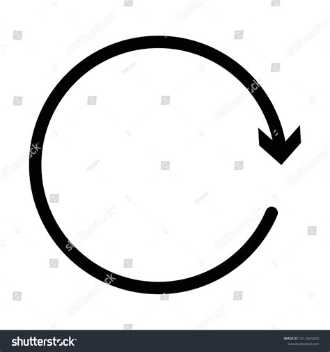 Circular Circle Arrow Right Radial Arrow Stock Vector Royalty Free Shutterstock