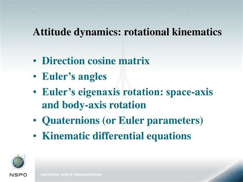 PPT Attitude Orbit Control System AOCS Introduction PowerPoint Presentation ID