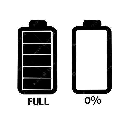 Black Battery Display Level Indicator Mobile Set Clipart Battery