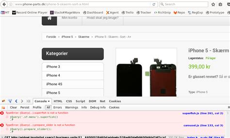 Magento 1 Search Cart And Category Not Working On Product Page Magento Stack Exchange