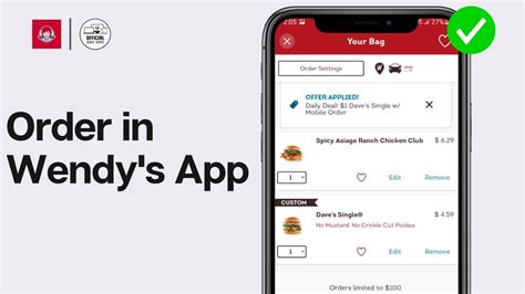 How To Order In Wendys App Complete Guide Youtube